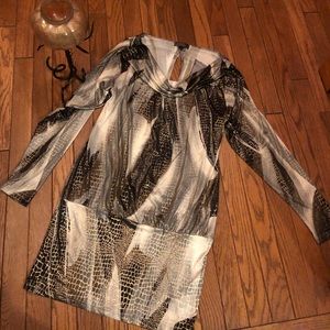 mandee | Dresses | Mandee Silk Dress W Open Back | Poshmark
